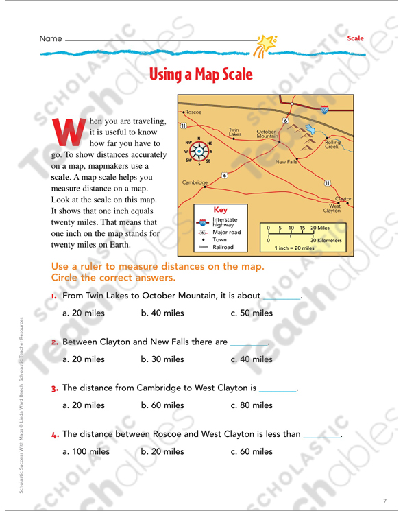 Map Skills Grade 5 Differentiation Pack by