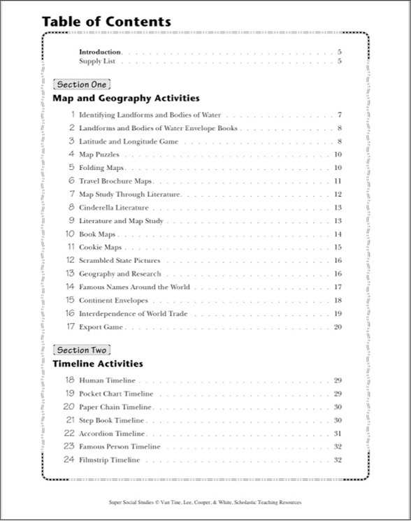 Super Social Studies! by Elizabeth Van Tine;Barbara White;Camille ...