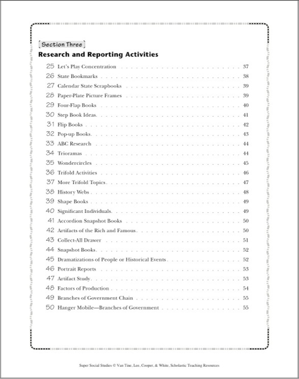 Super Social Studies! by Elizabeth Van Tine;Barbara White;Camille ...