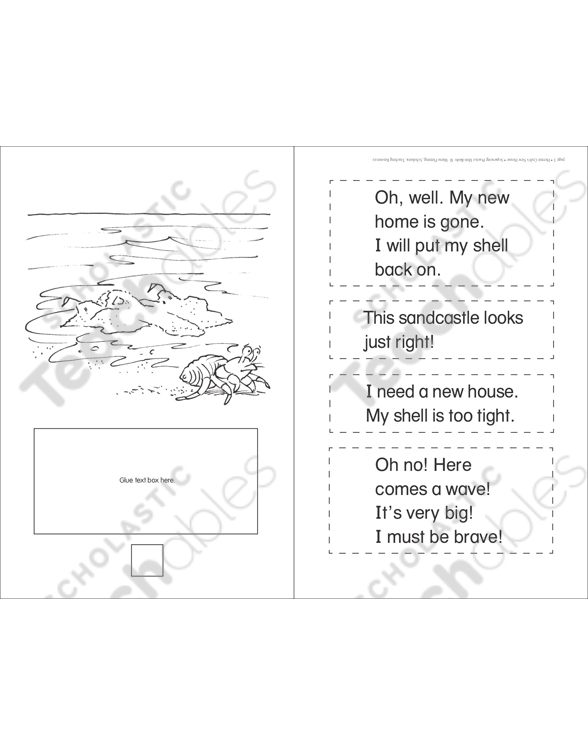 Hermit Crab's New House (Summer): Sequencing Mini-Book by