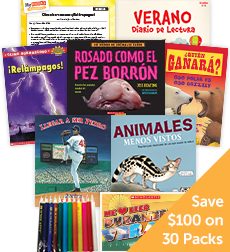 My Books Summer Spanish Nonfiction Grade 4 - Classroom Set by
