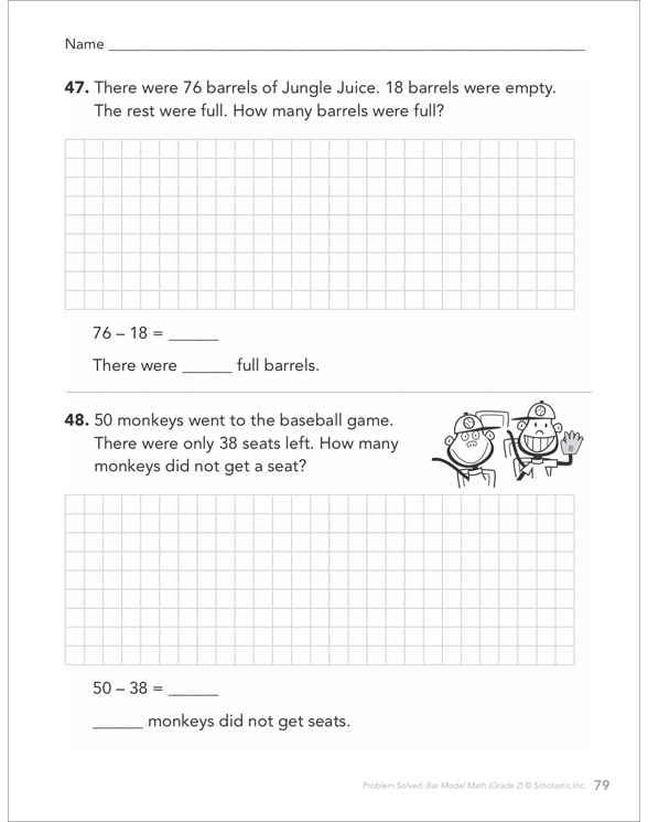 Problem Solved: Bar Model Math: Grade 2 by Bob Krech Problem Solved: Bar Model Math: Grade 2 by Bob Krech