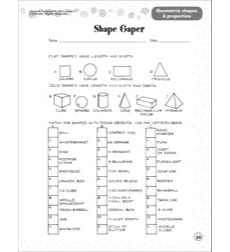 Shape Gaper (Geometric Shapes & Properties): Scholastic Success With ...