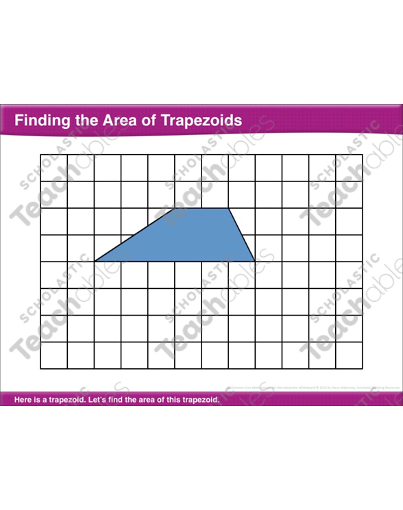Finding the Area of Trapezoids: Math Lesson by