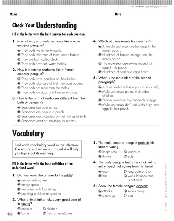 Hi-Lo Nonfiction Passages for Struggling Readers: Grades 4-5 by