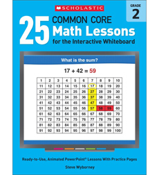 25 Common Core Math Lessons for the Interactive Whiteboard: Grade 2 by ...