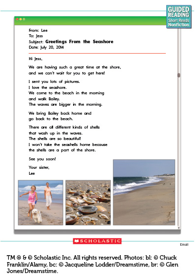 Guided Reading Short Reads Nonfiction Grade 1 (Levels A-I) by