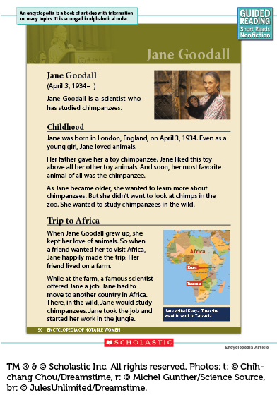 Guided Reading Short Reads Nonfiction Grade 1 (Levels A-I) by