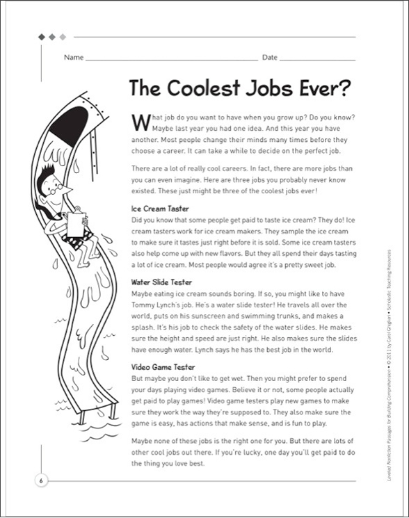 Leveled Nonfiction Passages for Building Comprehension by Carol Ghiglieri