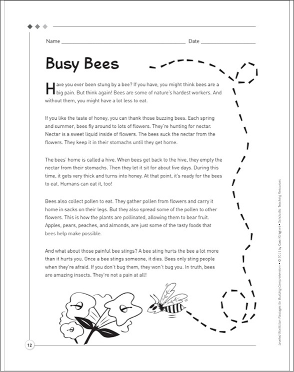 Leveled Nonfiction Passages for Building Comprehension by Carol Ghiglieri