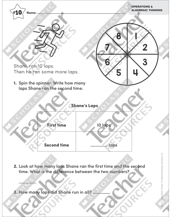 Write & Draw Math: Grade 1 by Mary Rosenberg