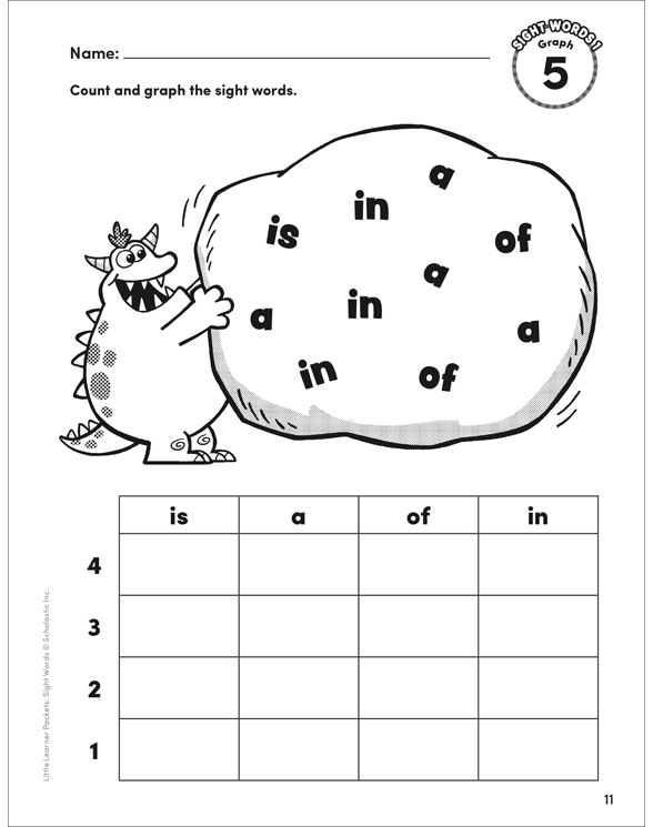 Little Learner Packets: Sight Words by Violet Findley