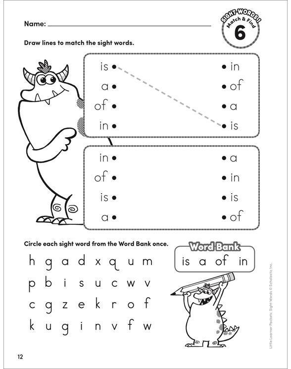 Little Learner Packets: Sight Words by Violet Findley