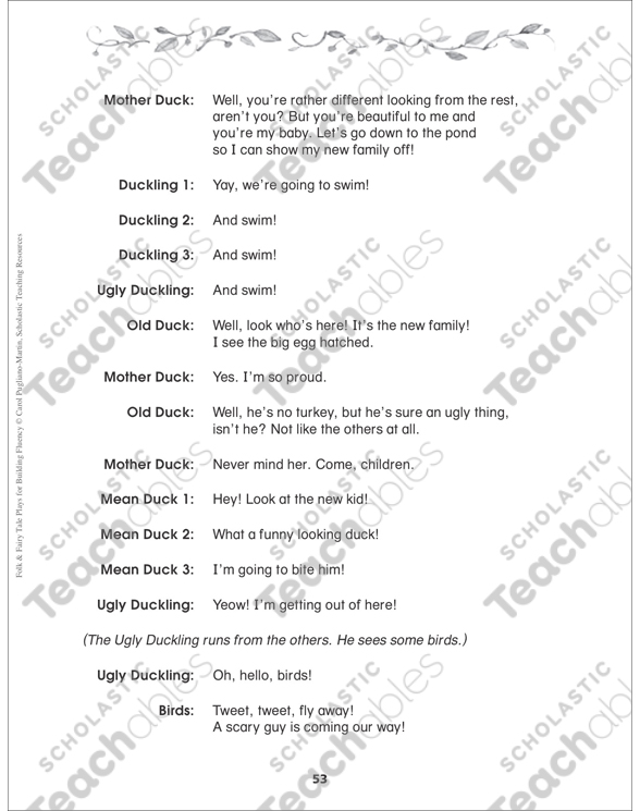 The Ugly Duckling: Folktale Play by