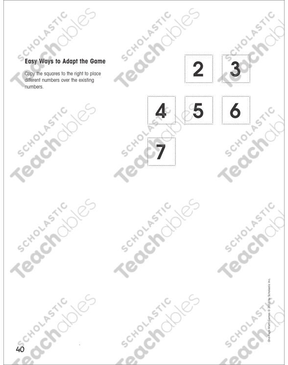 Spot a Spider (Subtraction): One-Page Math Game by