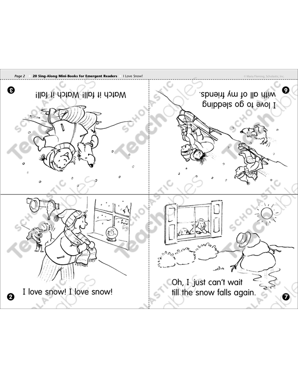 I Love Snow!: Sing-Along Mini-Book by