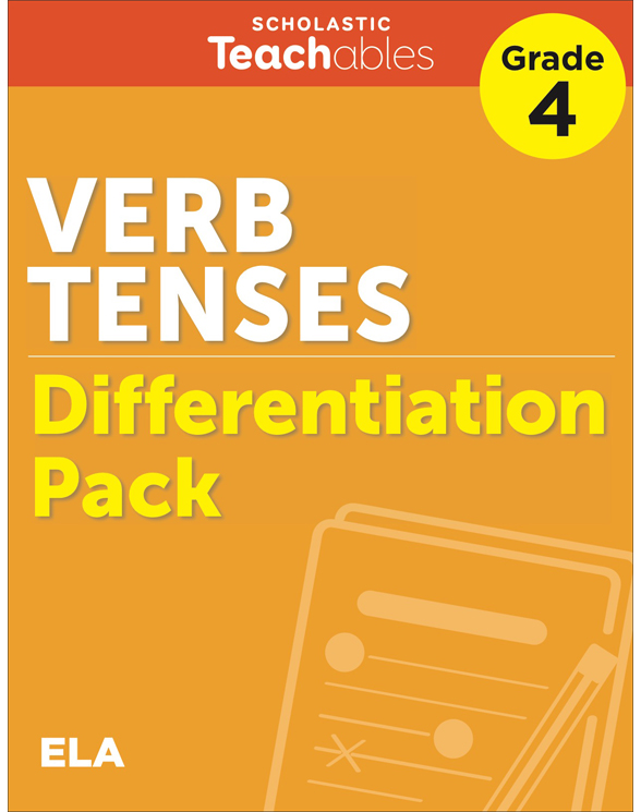 Verb Tenses Grade 4 Differentiation Pack by
