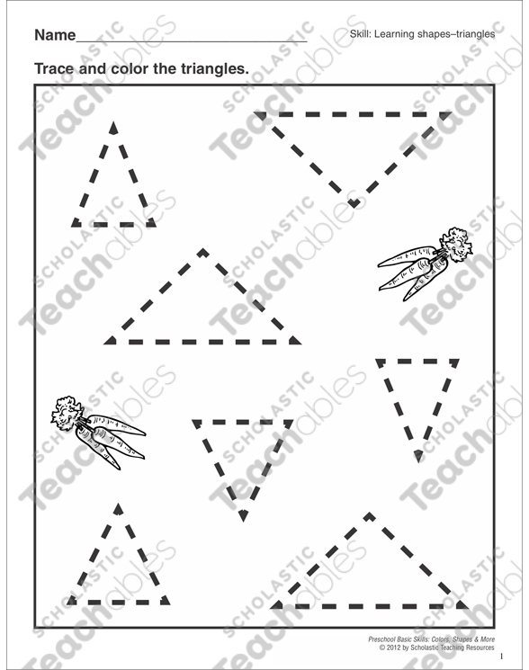 Triangles: Preschool Basic Skills (Shapes) by