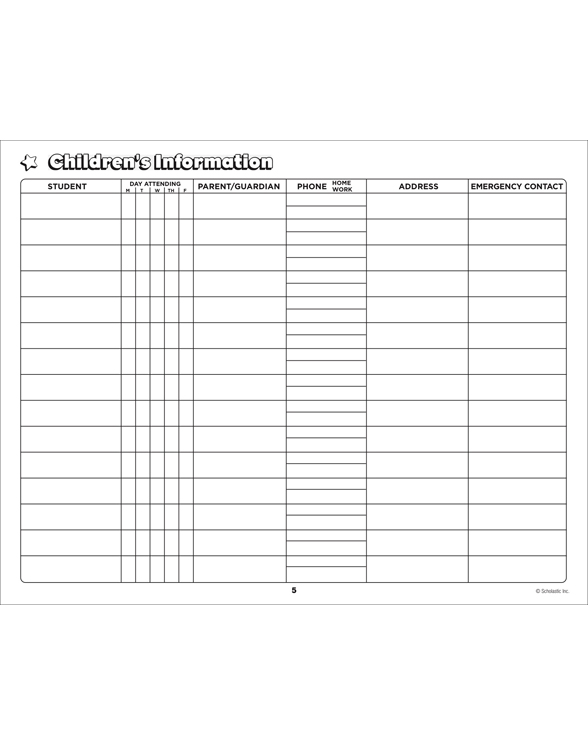 The Daily Plan Book for Preschool (2nd Edition) by