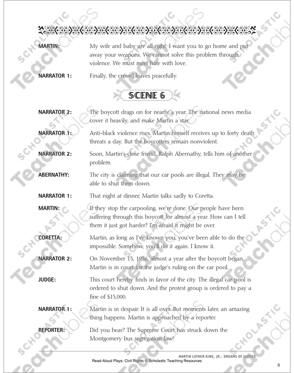 Martin Luther King, Jr.: Read-Aloud Play, Civil Rights by