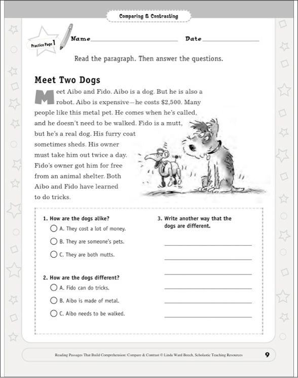 Reading Passages That Build Comprehension: Compare & Contrast by Linda ...