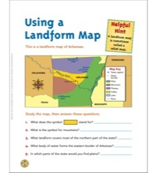 Using a Landform Map: Grade 3 Map Skills by