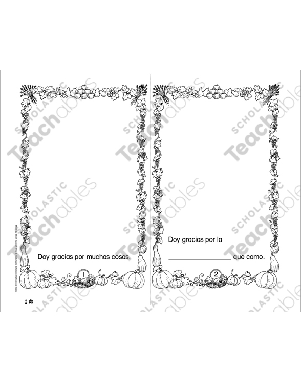 Doy gracias: Spanish Write & Read Book by