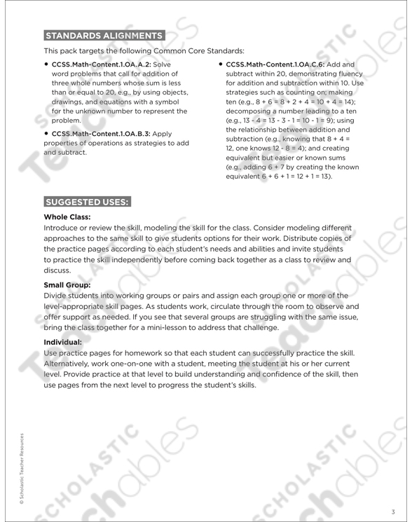 Story Problems Grade 1 Differentiation Pack by