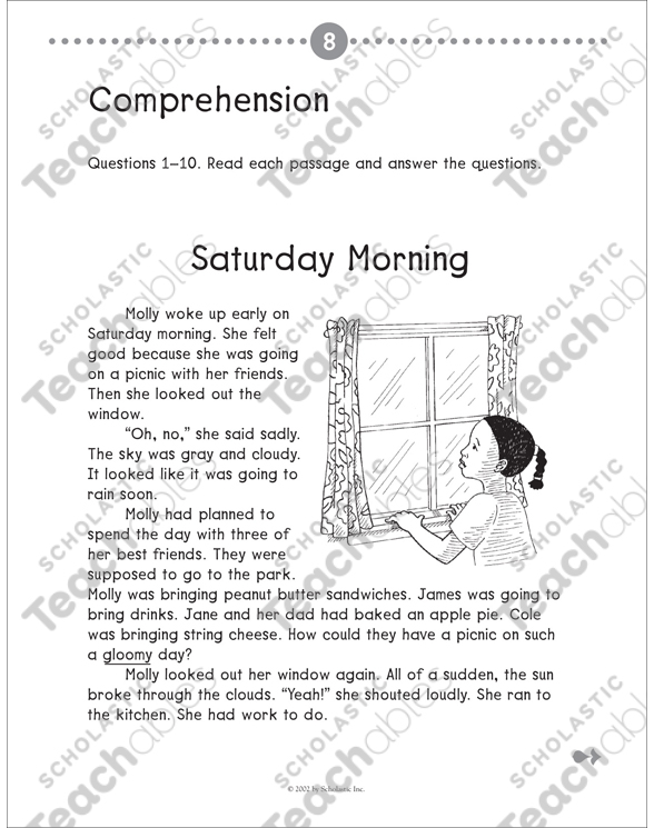 Reading Placement Tests Second Grade By