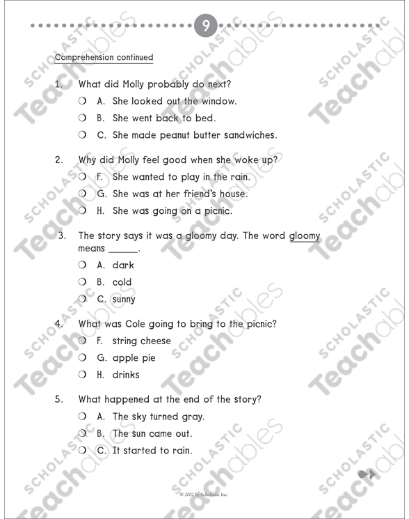 Reading Placement Tests: Second Grade by