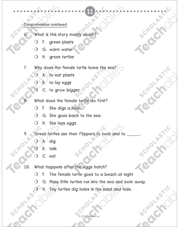Reading Placement Tests: Second Grade by