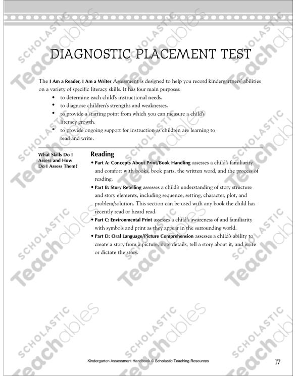 Diagnostic Placement Test: Reading by