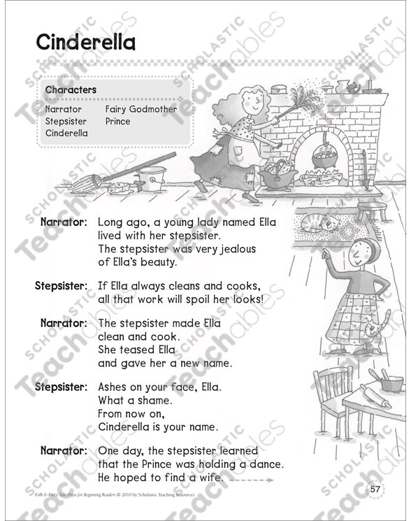 Cinderella: A Beginning Reader Play by