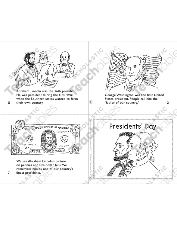 Presidents' Day Mini-Book by