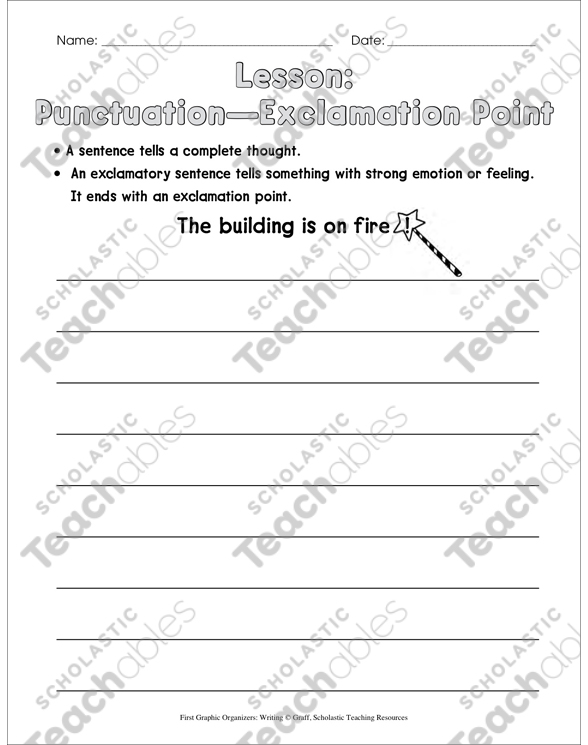 Graphic Organizer: Conference Helpers (Punctuation: Period/Question ...