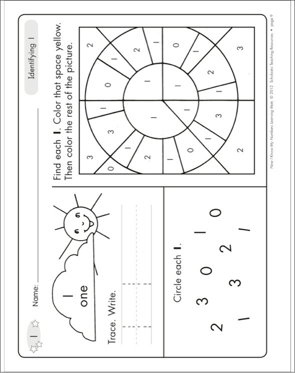 Now I Know My Numbers Learning Mats by Lucia Kemp Henry