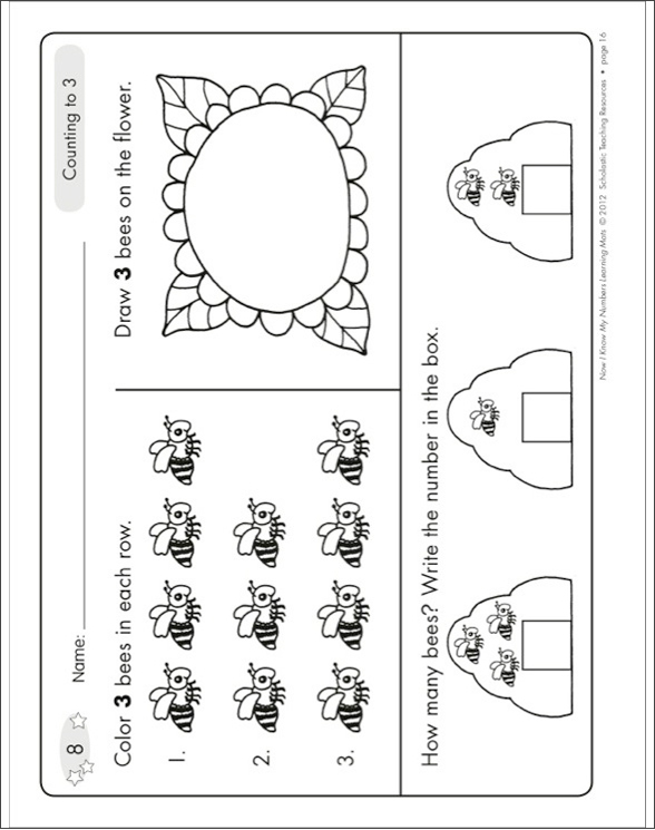 Now I Know My Numbers Learning Mats by Lucia Kemp Henry