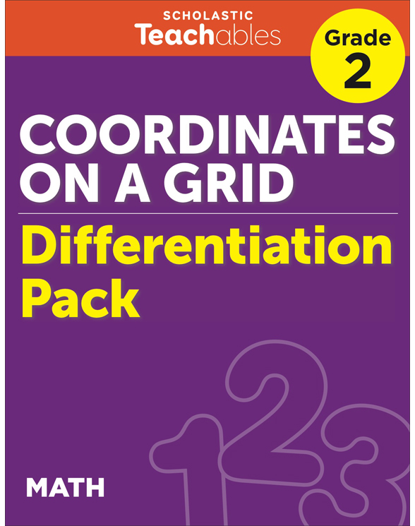 Coordinates on a Grid Grade 2 Differentiation Pack by