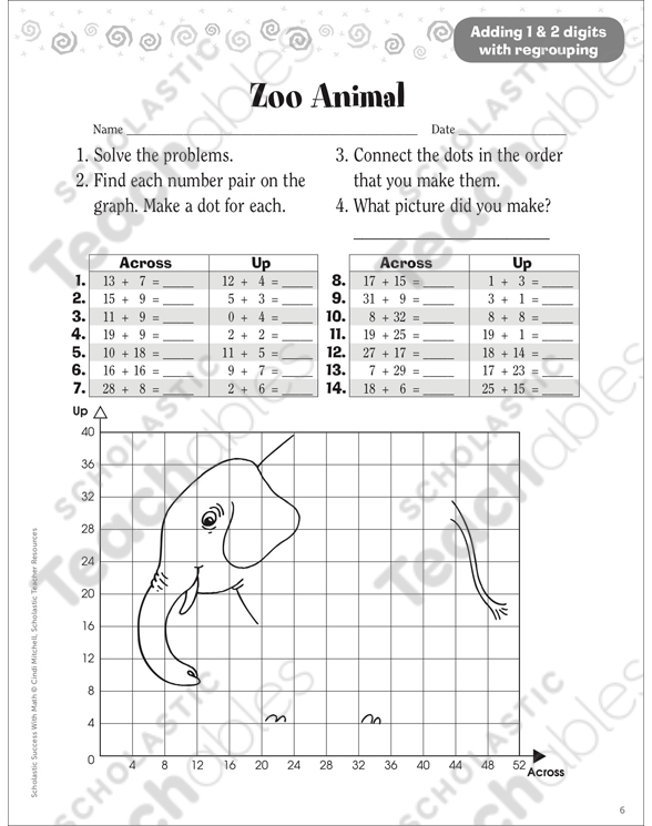 Coordinates on a Grid Grade 2 Differentiation Pack by