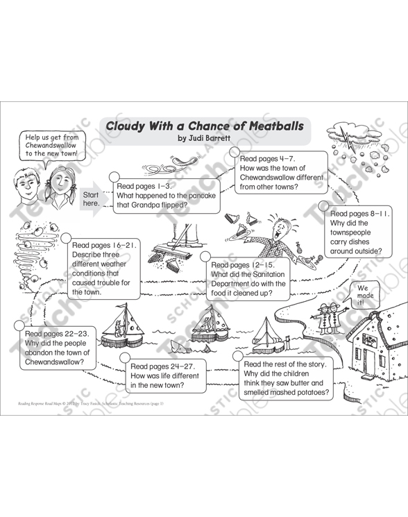 Cloudy With a Chance of Meatballs by Judi Barrett: Reading Response ...