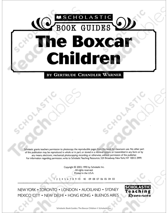 Book Guide: The Boxcar Children by