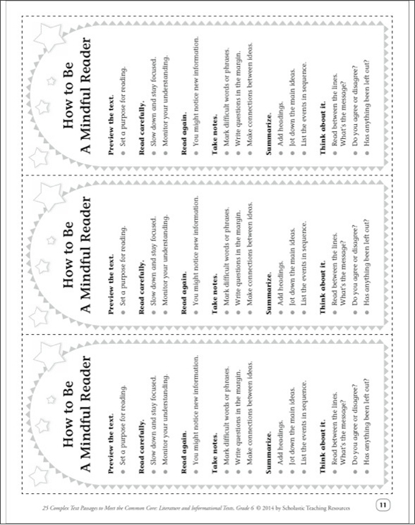 25 Complex Text Passages to Meet the Common Core: Literature and ...