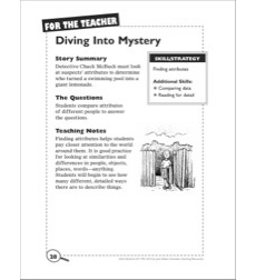 Diving Into Mystery (Finding Attributes): Math Mystery Story by