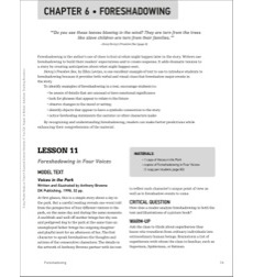 Foreshadowing: Using Picture Books to Teach Literary Elements by