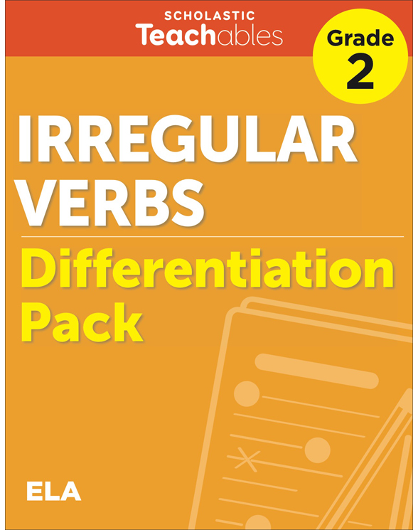 Irregular Verbs Grade 2 Differentiation Pack by