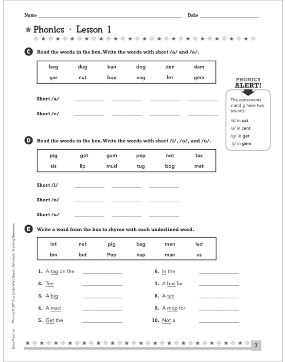 Extra Practice for Struggling Readers: Phonics by Linda Beech